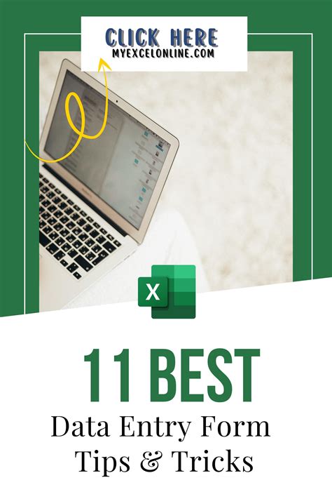 Create Form In Excel For Data Entry Myexcelonline Excel Tutorials