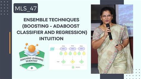 Machine Learning 47 Ensemble Techniques Boosting Adaboost Classifier And Regression