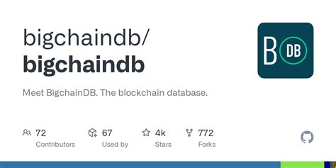 Github Bigchaindbbigchaindb Meet Bigchaindb The Blockchain Database