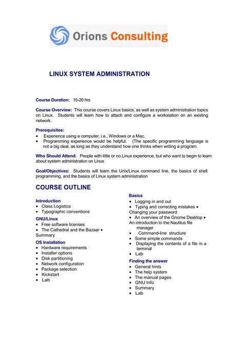 linux system administration pdf