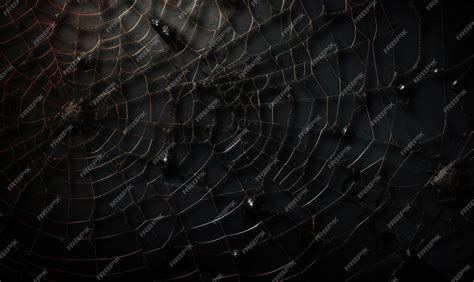 Premium Ai Image Pretty Scary Frightening Spider Web For Halloween