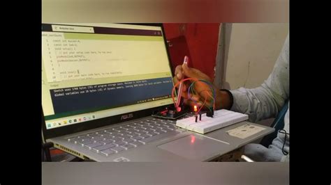 Write A Program To Interface Led And Buzzer With Arduino Board Youtube