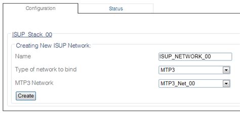 Creating An ISUP Network TB Wiki