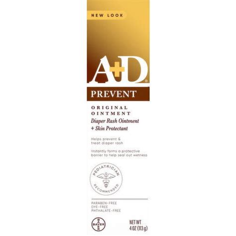 Ad Diaper Rash Ointment And Skin Protectant Original Fresh By