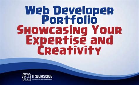 web developer portfolio showcasing your expertise and creativity
