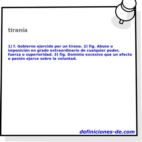 Significado De Tiranía