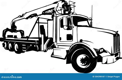 Grapple Truck Special Vehicle Heavy Machinery Logging And