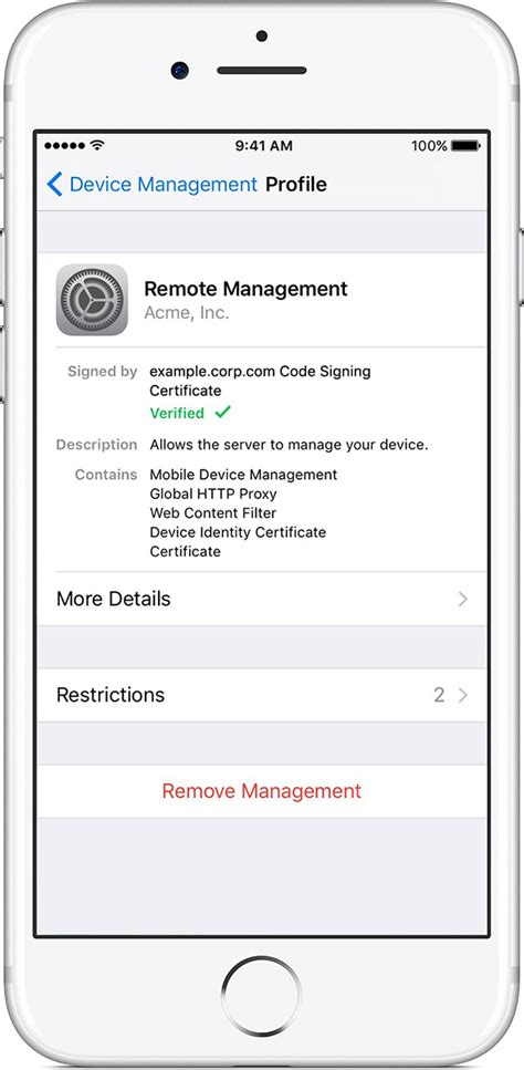 Ipad Profiles And Device Management Missing