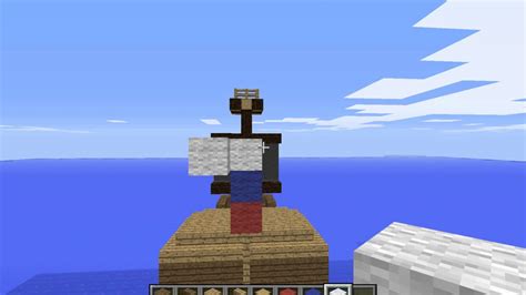 minecraft постройка мини корабля #2 - YouTube