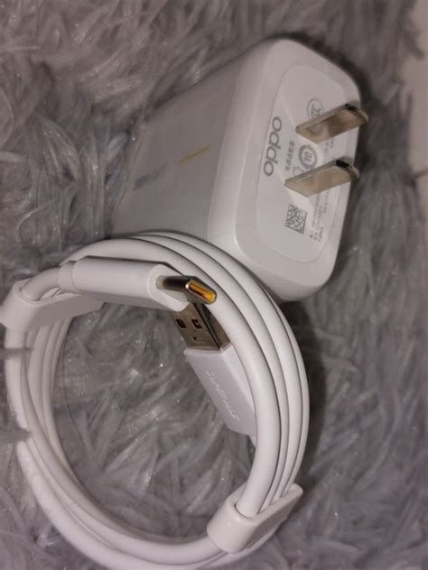 Oppo W Supervooc Type C Charger Set Video Gaming Gaming Accessories Cables Chargers On