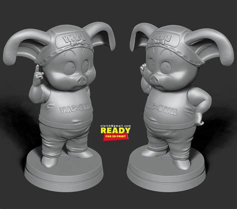 Oolong Dragon Ball Fanart 3d Model By Sinh Nguyen