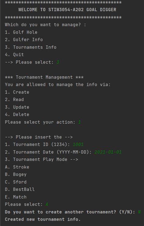 GitHub Chewteng Golf System
