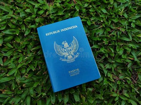 Green Passport Of The Republic Of Indonesia Stock Image Image Of