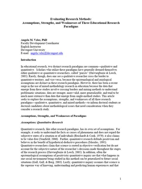 evaluating research methods additional reading material rm download