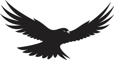 Graceful Kestrel Head Icon Geometric Appeal Hunting In Vector Kestrel