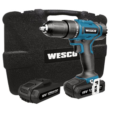 Parafusadeira Furadeira Impacto 18v 2 Baterias WS2937K2 Wesco