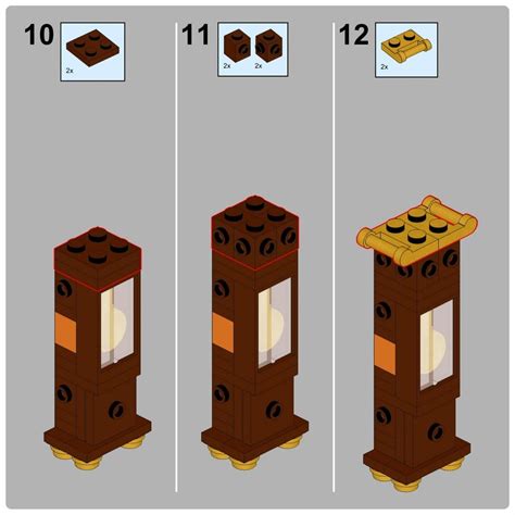 Grandfather Clock Moc Instructions R Lego