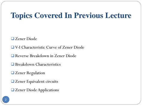 SOLUTION Lecture Zener Diode Applications Studypool