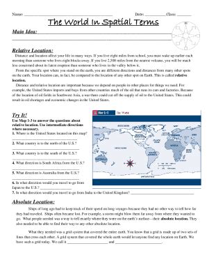 Fillable Online The World In Spatial Terms Fax Email Print PdfFiller