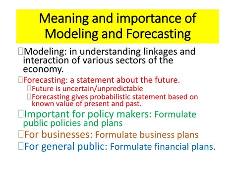 Ppt Macroeconomic Modeling And Forecasting Powerpoint Presentation Free Download Id 8769664