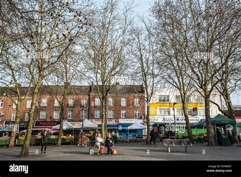 Walthamstow Town Square Walthamstow East London England Uk Stock