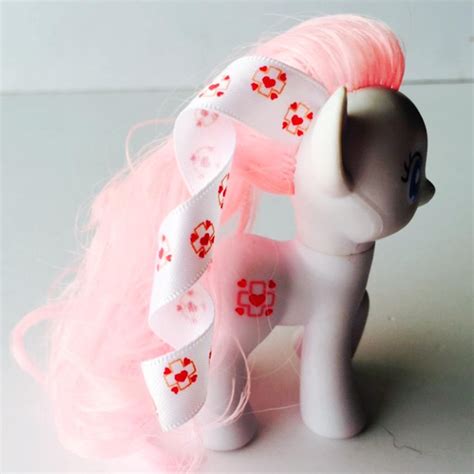 Ribbon Hair Singles Nurse Redheart Brushable Spotted Mlp Merch
