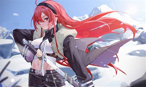 Eris Greyrat Mushoku Tensei Drawn By Xiukukkii Danbooru