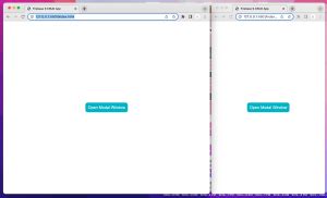 Make Pop Up Modal Window In Vanilla Javascript