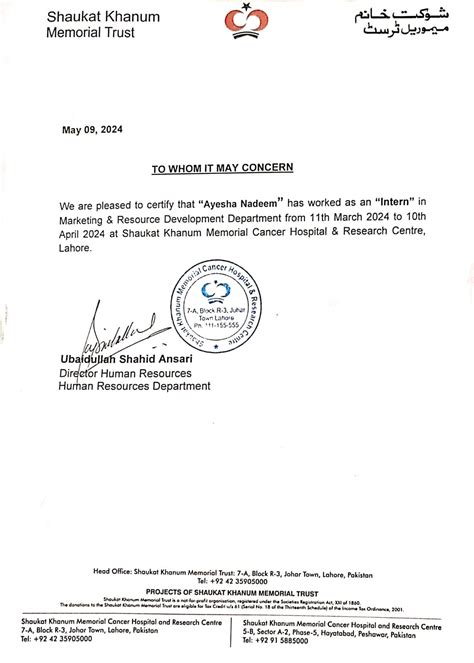 Ayesha Nadeem On Linkedin Zakatcampaign Marketing Skmch Careergrowth