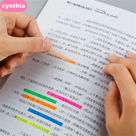 Ready Translucent Strips Mark Thin Fluorescent Marker Strip Color