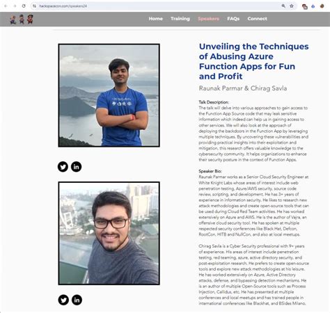 Raunak Parmar On Linkedin Azure Hackspacecon24 Functionapp Redteam