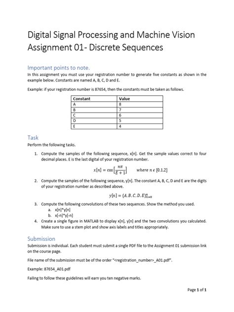 Assignment 01 Dspnmv Pdf