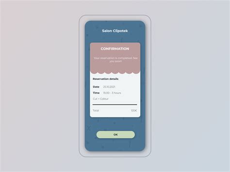 Daily UI 054 Confirmation By Emilia On Dribbble