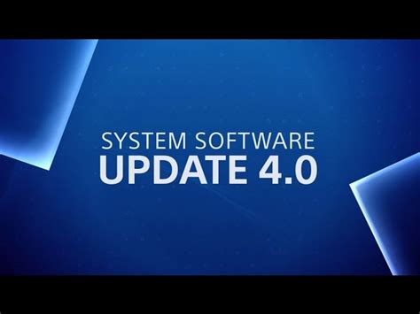 PS4 System Software Update 4 00 Out Tomorrow PlayStation Blog