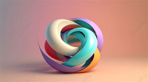 파스텔 색상 팔레트를 사용하여 중력을 거스르는 추상 기하학적 모양의 3d 렌더링 중력 배경 색상 배경 골드 핑크 배경