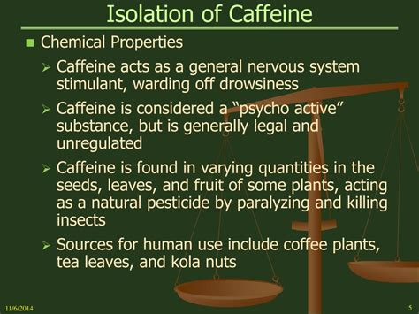 PPT Isolation Of Caffeine PowerPoint Presentation Free Download ID 6259192