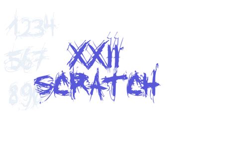 XXII SCRATCH Font Free Download Now