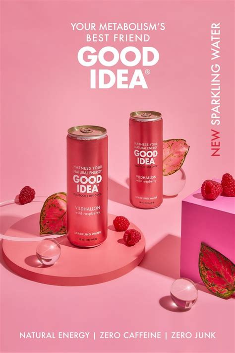 Good Idea Sparkling Water Food Graphic Design Sparkling Water