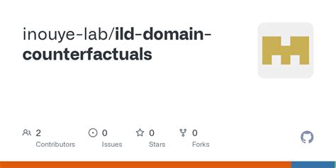 Github Inouye Labild Domain Counterfactuals