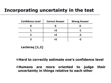 confidence based assessment of two alternative format tests ppt download