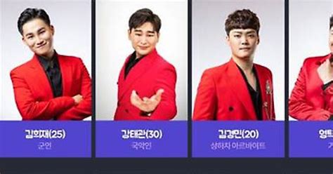 임영웅·영탁·장민호·정동원·이찬원미스터트롯 Top5 眞은
