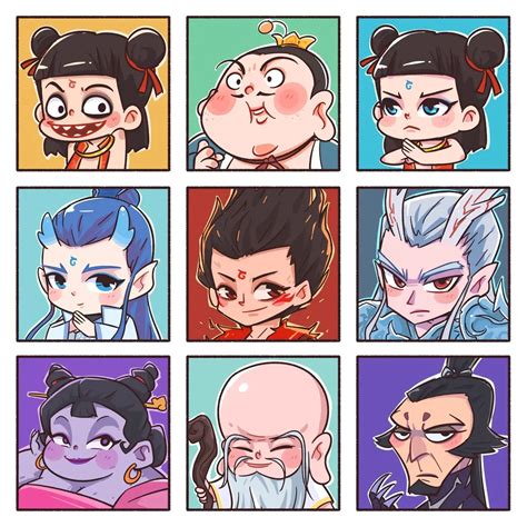 哪吒2魔童闹海人物q版 抖音