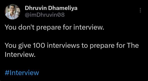 Dhruvin Dhameliya On Linkedin Interview Job Hiring