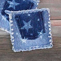 Upcycled Blue Jeans Pot Holders