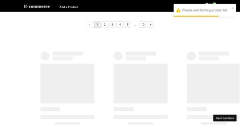 Shoping Cart Codesandbox