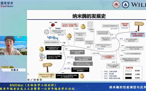【生物医用材料分论坛】1纳米酶的性能调控与应用——刘惠玉 北京化工大学 耳冬1999 纳米材料 哔哩哔哩视频