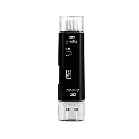 Sidaley Multifunción 5 En 1 Usb 20 Tipo C Adaptador De Lector De