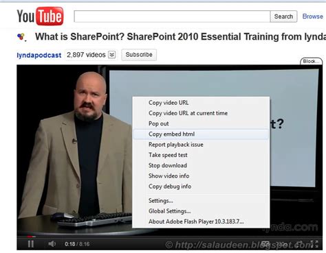 How To Embed Youtube Videos In Sharepoint Content Editor Web Part