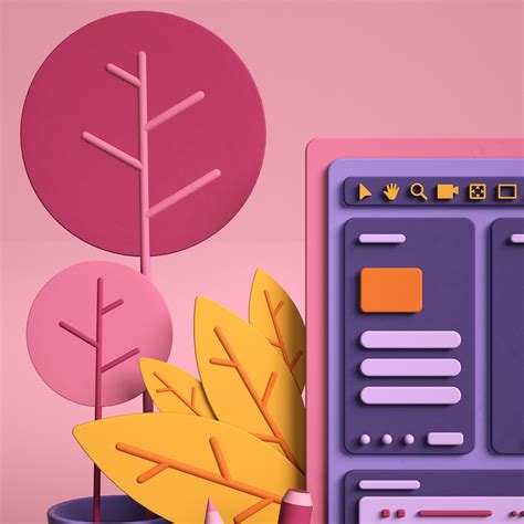 animated workspace on behance