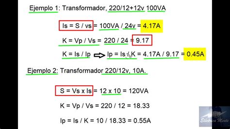 Oficial Fan Tico Deber Como Calcular La Potencia De Un Transformador
